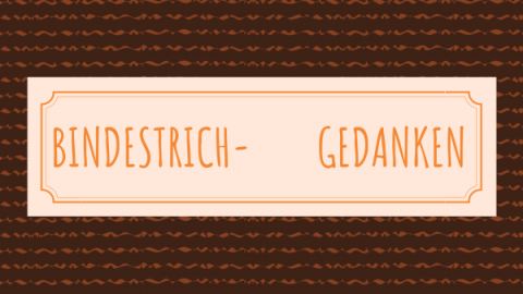 Bindestrich-Gedanken – der Kitt, der Vornamen zusammenhält