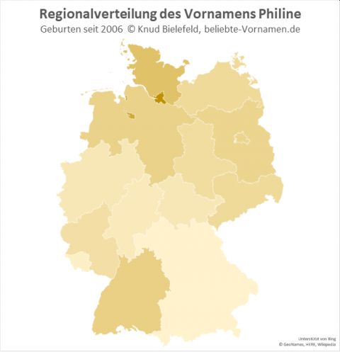 Vorname Philine * Statistik, Herkunft und Bedeutung