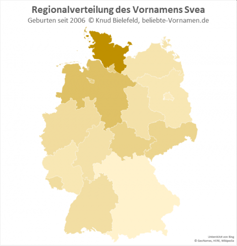 Vorname Svea * Herkunft, Statistik und Bedeutung