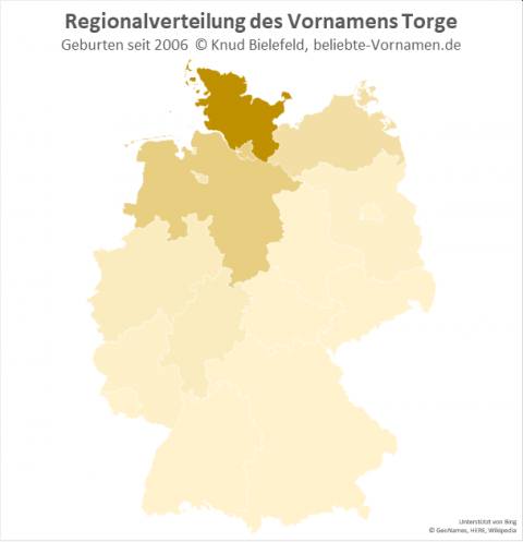 Vorname Torge * Statistik, Herkunft und Bedeutung